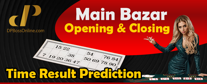 Main Bazar Opening And Closing Time Result Prediction - Dpbossonline | DpBoss online